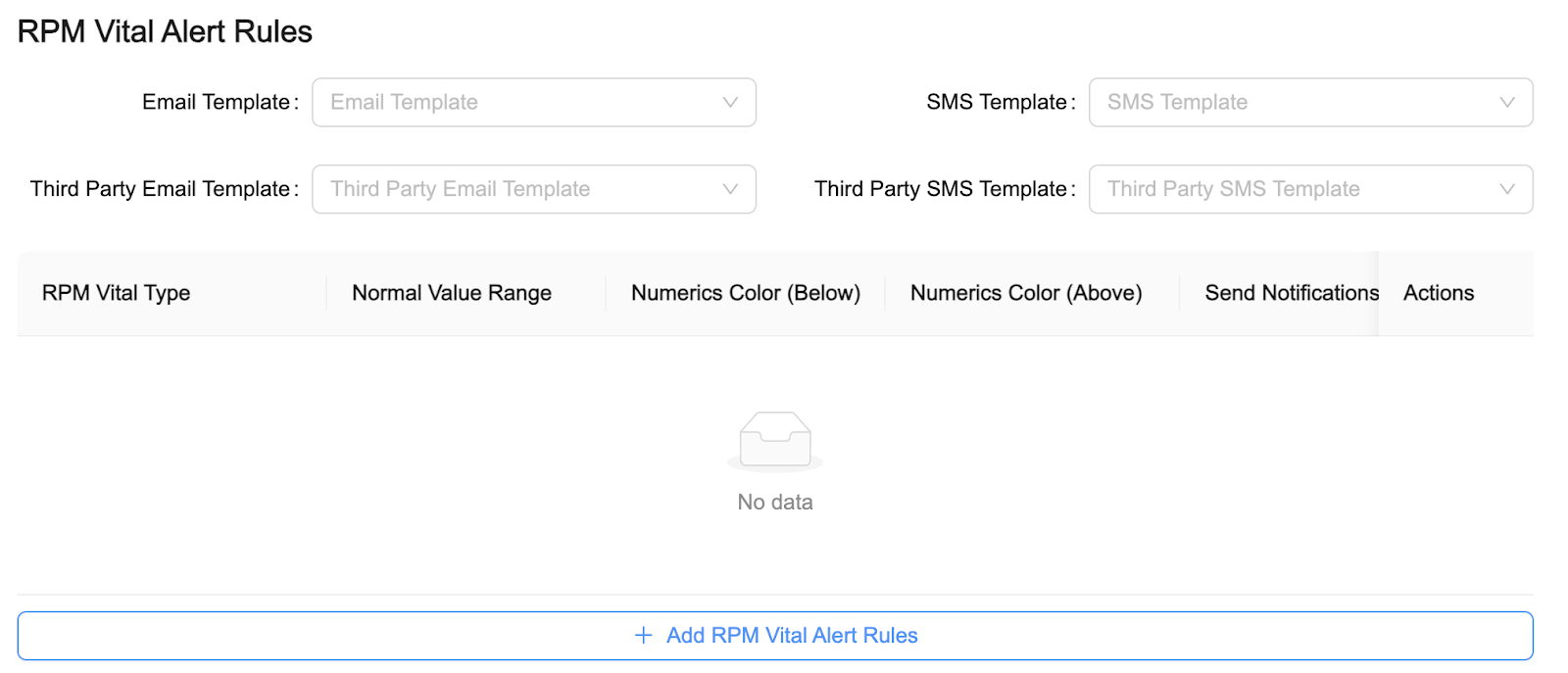 Real-Time RPM Vital Alert Rules – Help Center